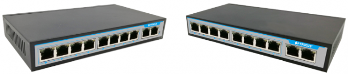 Link Protection Ethernet Network Switch 8 Port 10 / 100M For IP Cameras