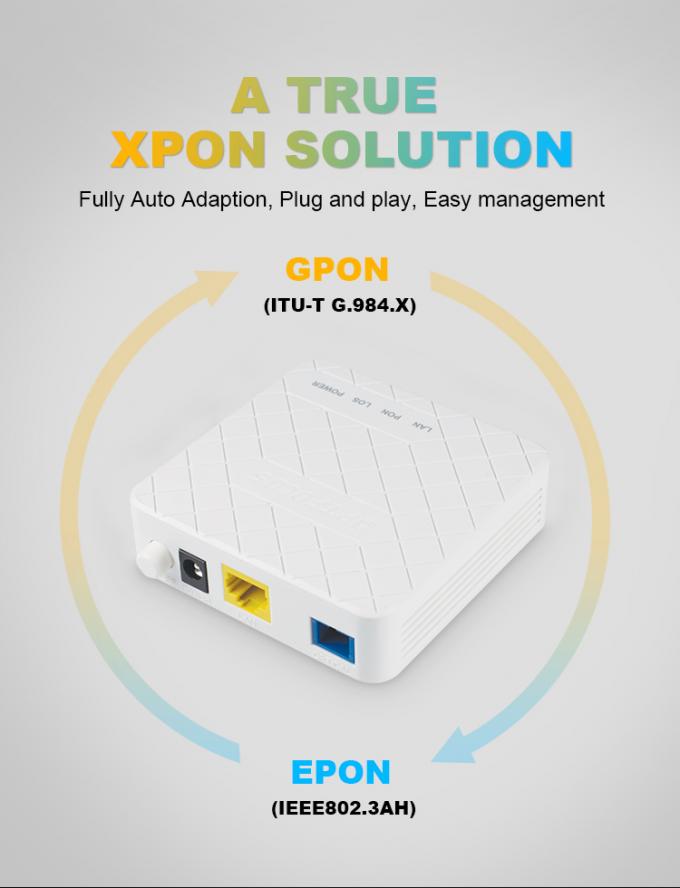 EPON Wireless Modem Router 1GE Xpon Gepon Gpon Onu