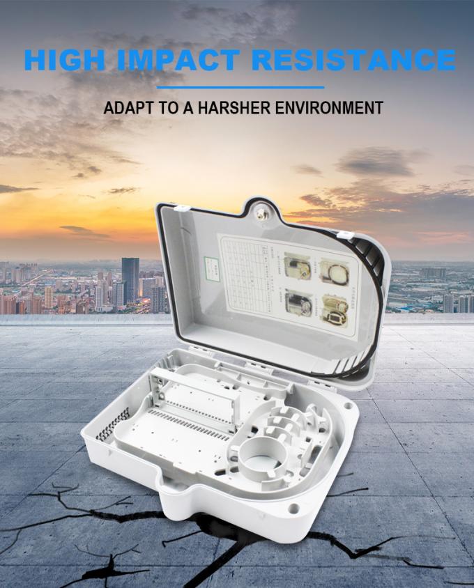 4 In 24 Out IP66 Vertical Dome 24core Fiber Optic Splice Box