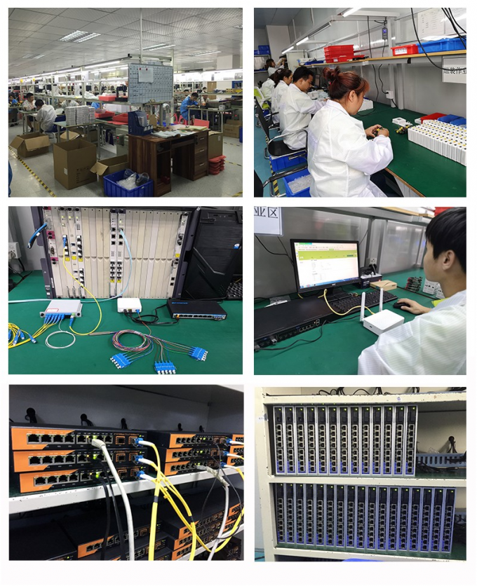 Factory OEM/ODM 24 Port Ethernet Fiber Switch 1000M 24 RJ45 Port ...