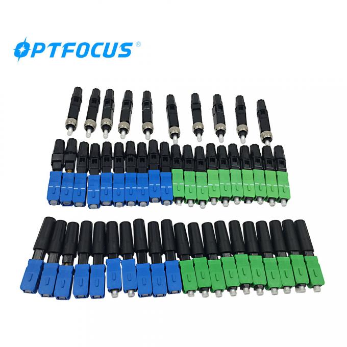 FTTX SC UPC Fast Connector 60mm FTTH Optical Fiber Fast Connector