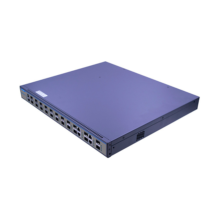 FTTH EPON OLT 1U Rack Mounted Device 16 GPON Port OLT With 1/128 ...
